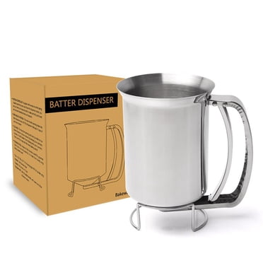 Norpro 4 Cup Batter Dispenser - Soft Grip Handle - Clear with ...