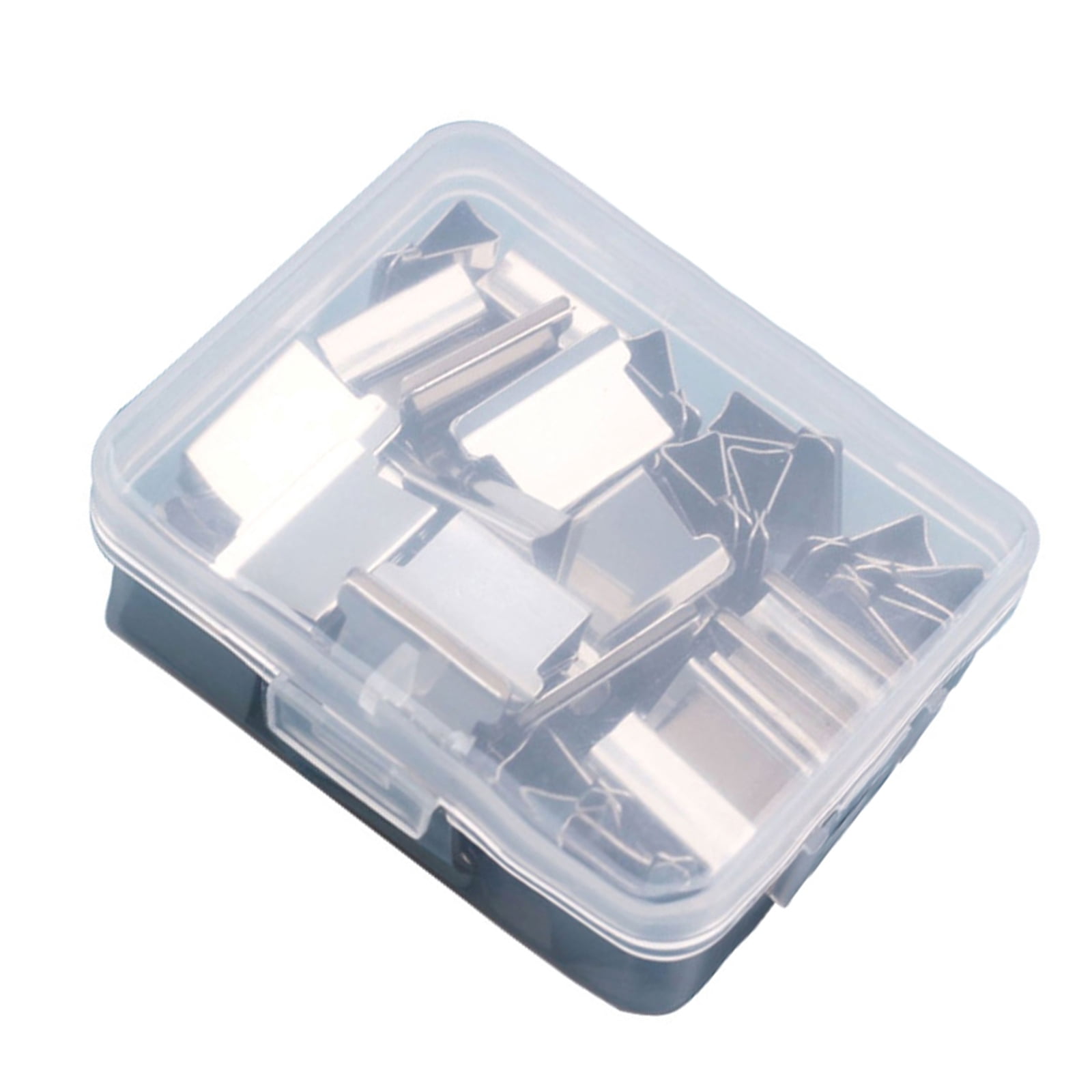 Handheld Paper Clip Clamp Dispenser Refillable File Clamp Holder ...