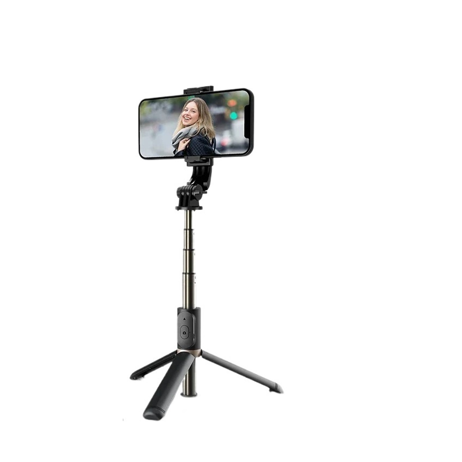Handheld Phone Stand Video Gimbal Stabilizer Selfie Stick Foldable ...