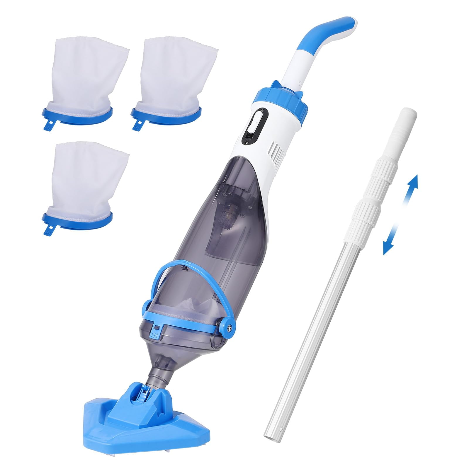 Handheld Pool Vacuum Cordless Rechargeable Pool Vacuums Cleaner for ...