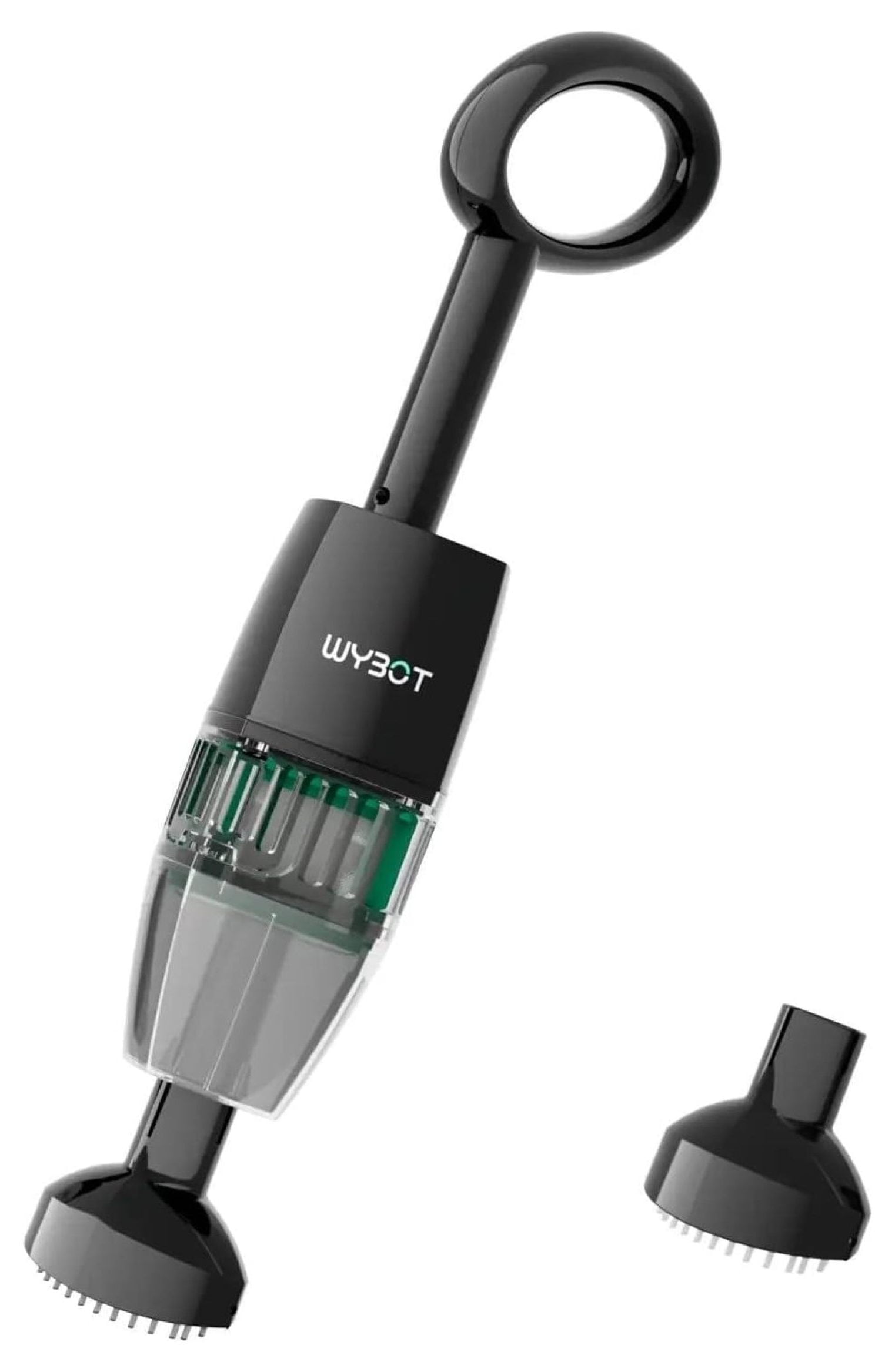 Handheld Pool Vacuum with Telescopic Pole, Dual Suction Heads, Cordless ...