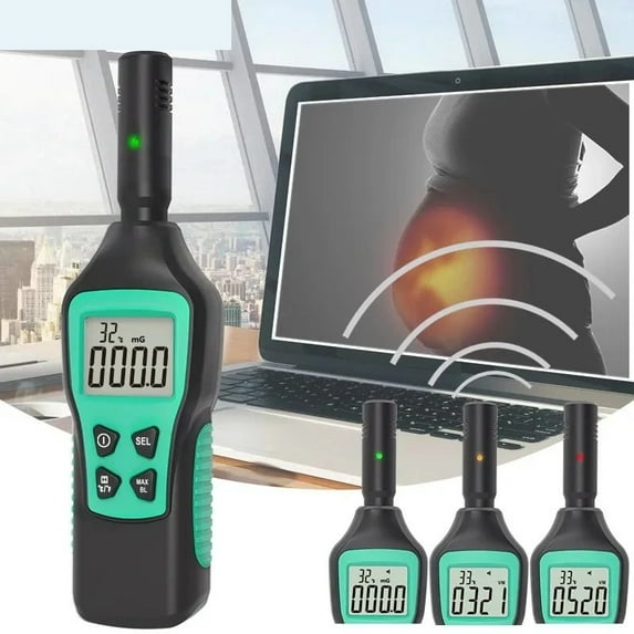Handheld Portable Electromagnetic Field Radiation Detector Magnetometer ...