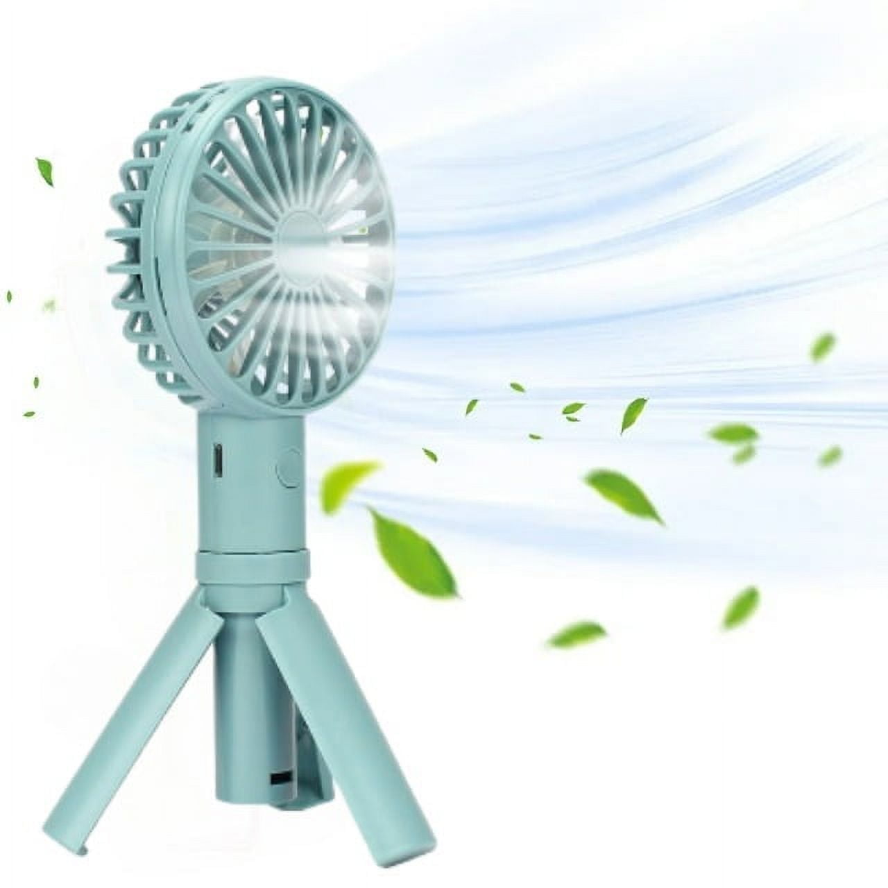 Handheld Portable Fan Mini Hand Fan, USB Rechargeable Personal Fan ...