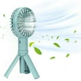 Handheld Battery Operated Mini Fan, USB Rechargeable, 3 Speeds ...