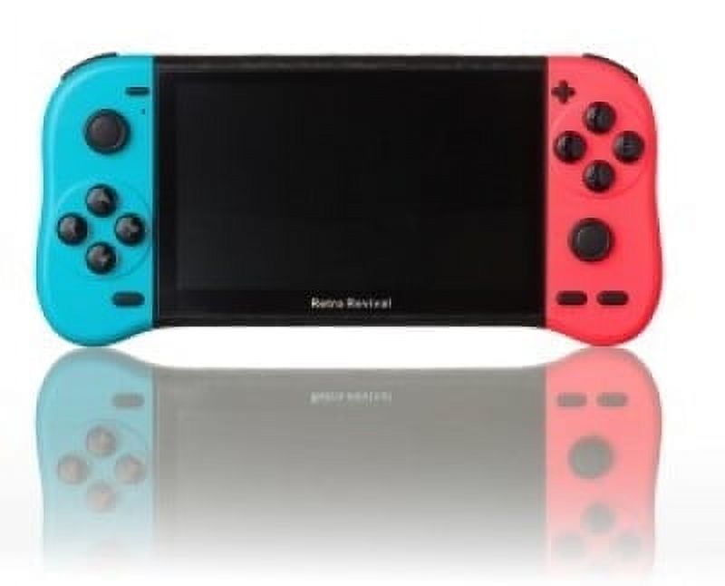 Handheld Portable Game Console 5 Inch Screen (Red and Blue) - Walmart.com