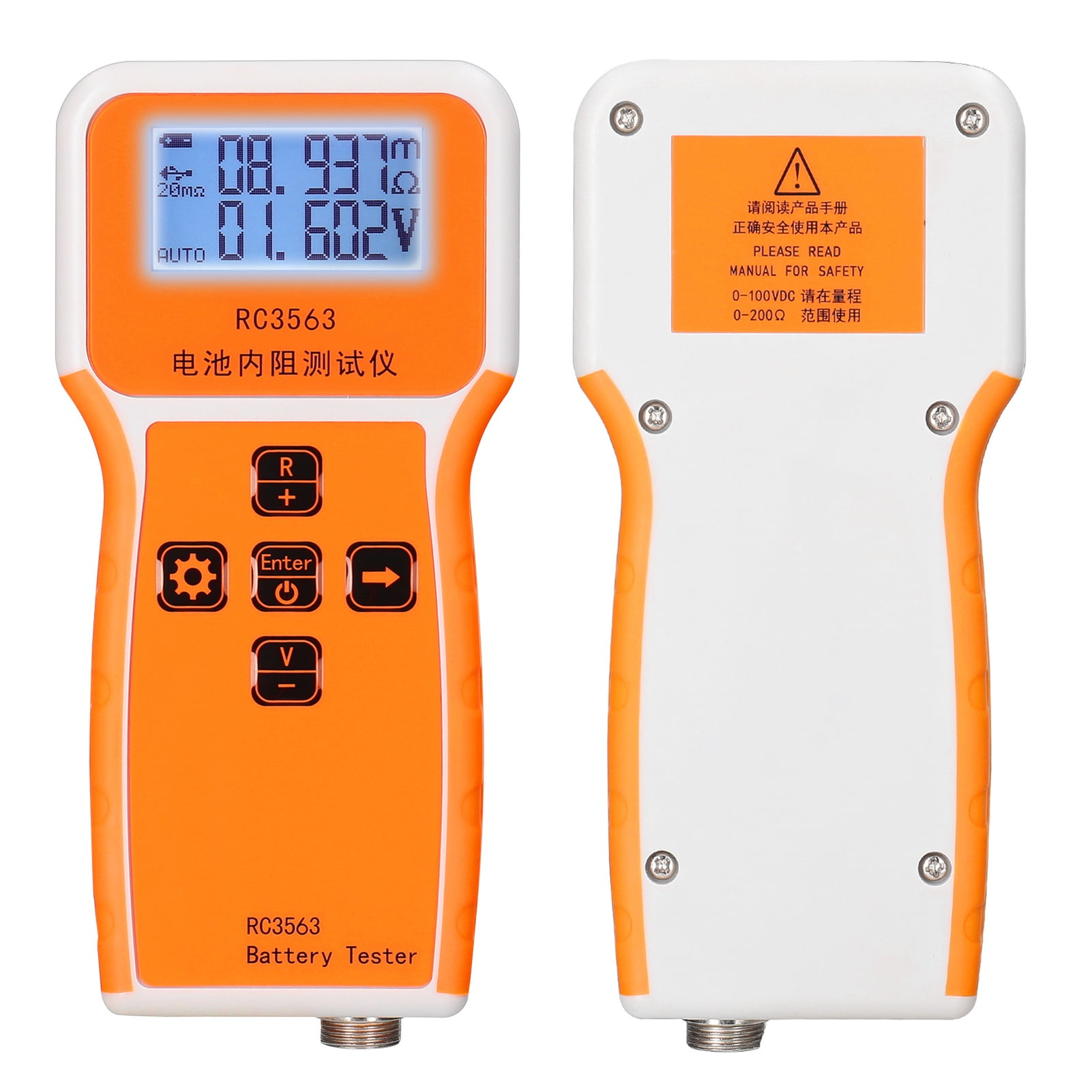 Handheld RC3563 200 Ohm 100V Handheld Portable Battery Internal ...