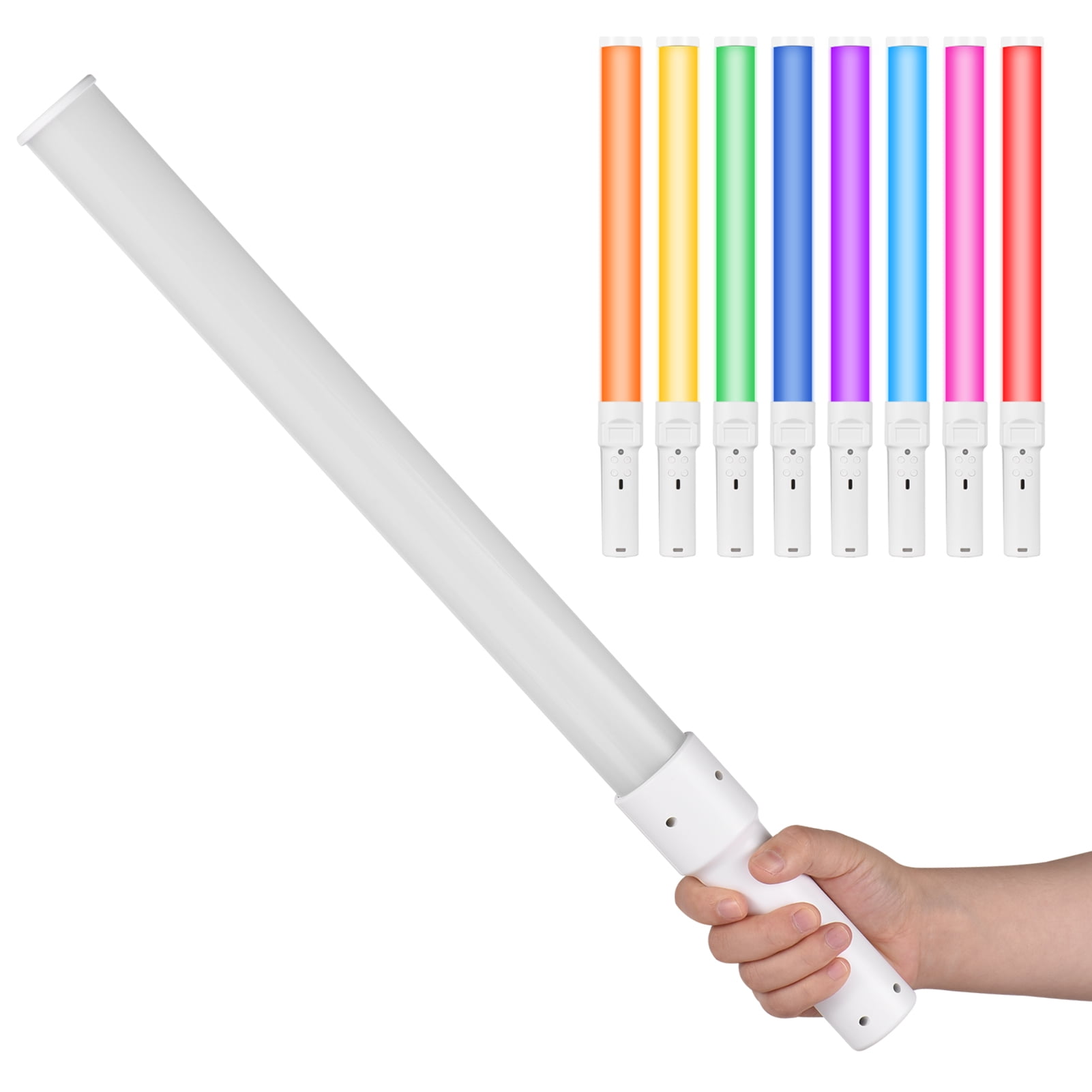 Handheld RGB Light Tube LED Video Light Wand 2500K/5500K/8500K Dimmable 7 Colorful Light Effects ...