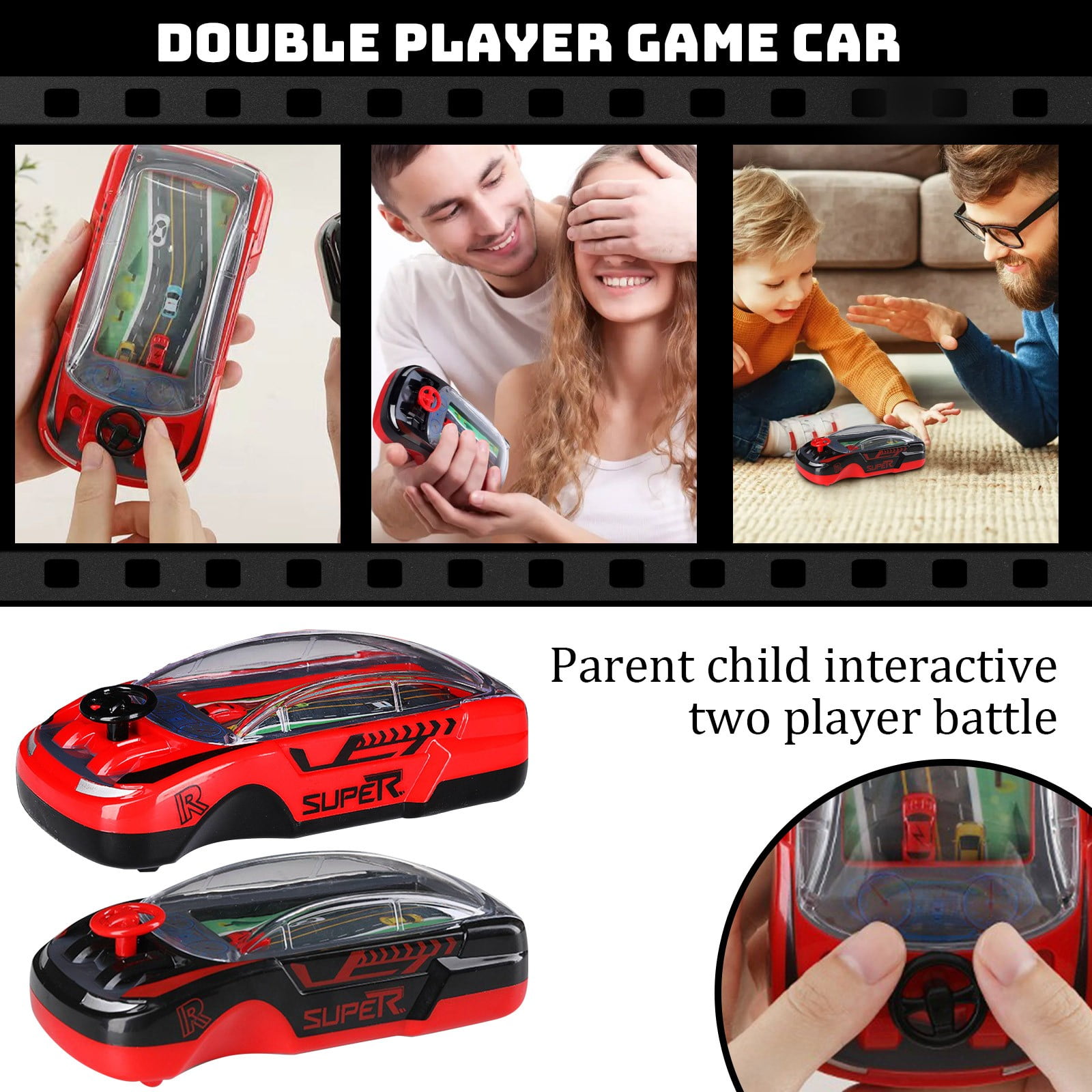 Handheld Racing Car Game, Kids Handheld Game Machine Logic Thinking ...