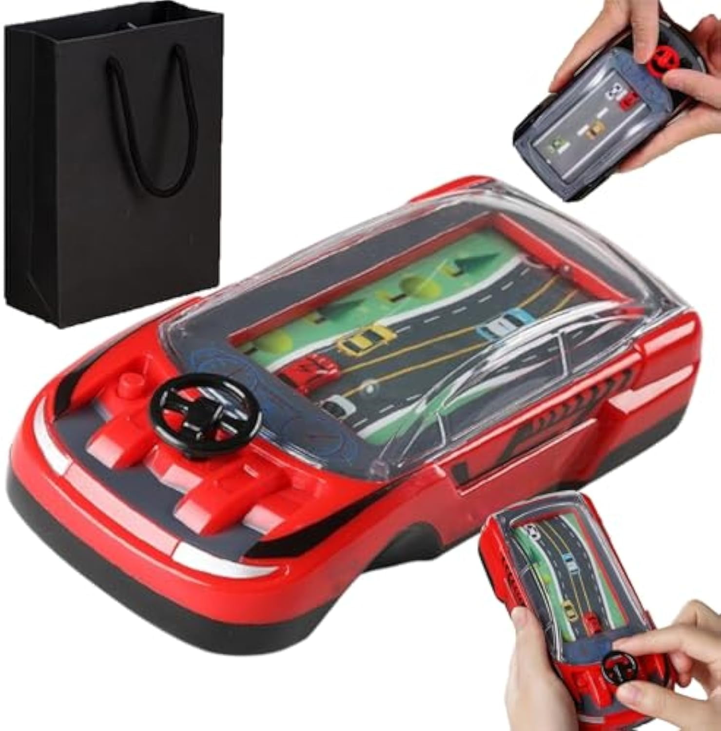 Handheld Racing Car Game, Portable Handheld Dual Player Race Game ...