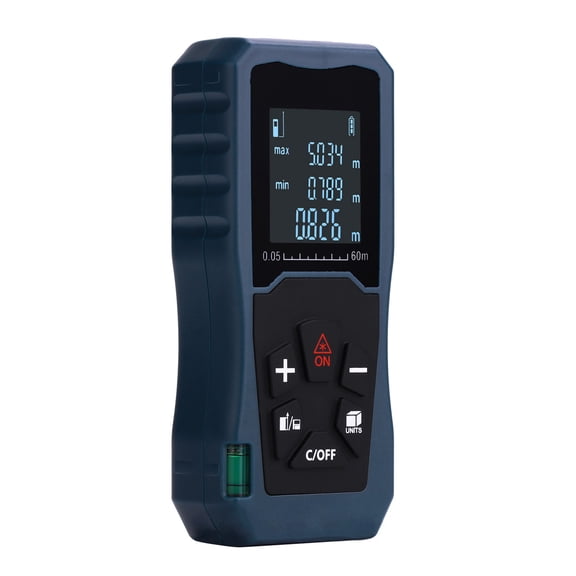 BIMZUC Portable Digital Laser Distance Meter Handheld Range Finder High ...
