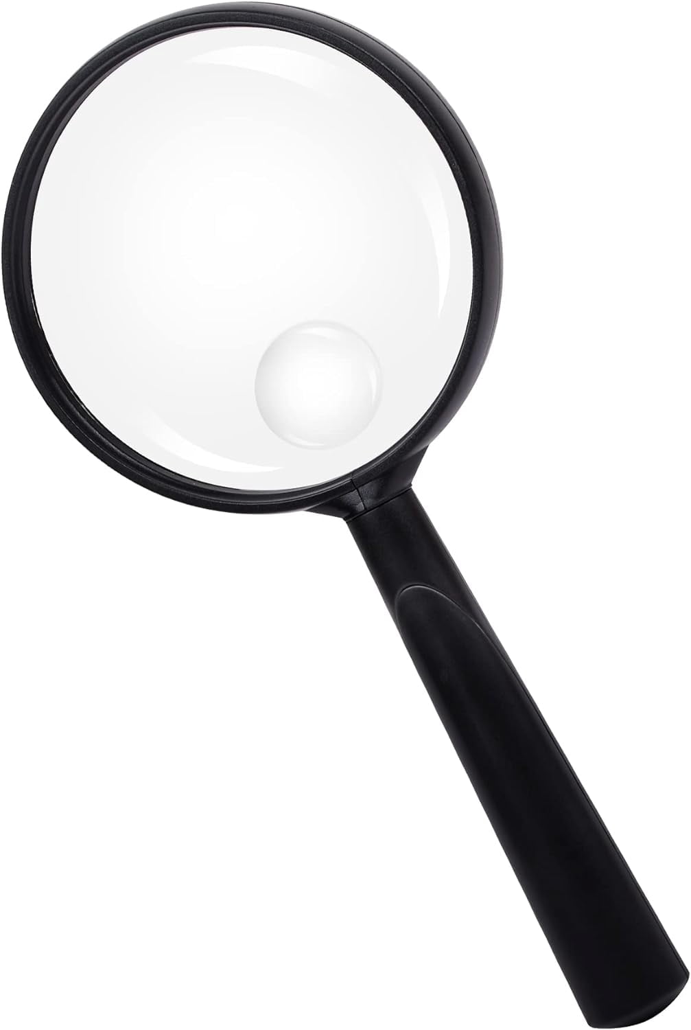 Handheld Reading Magnifier, 10X 30X Magnifier, 75mm Shatterproof Lens ...