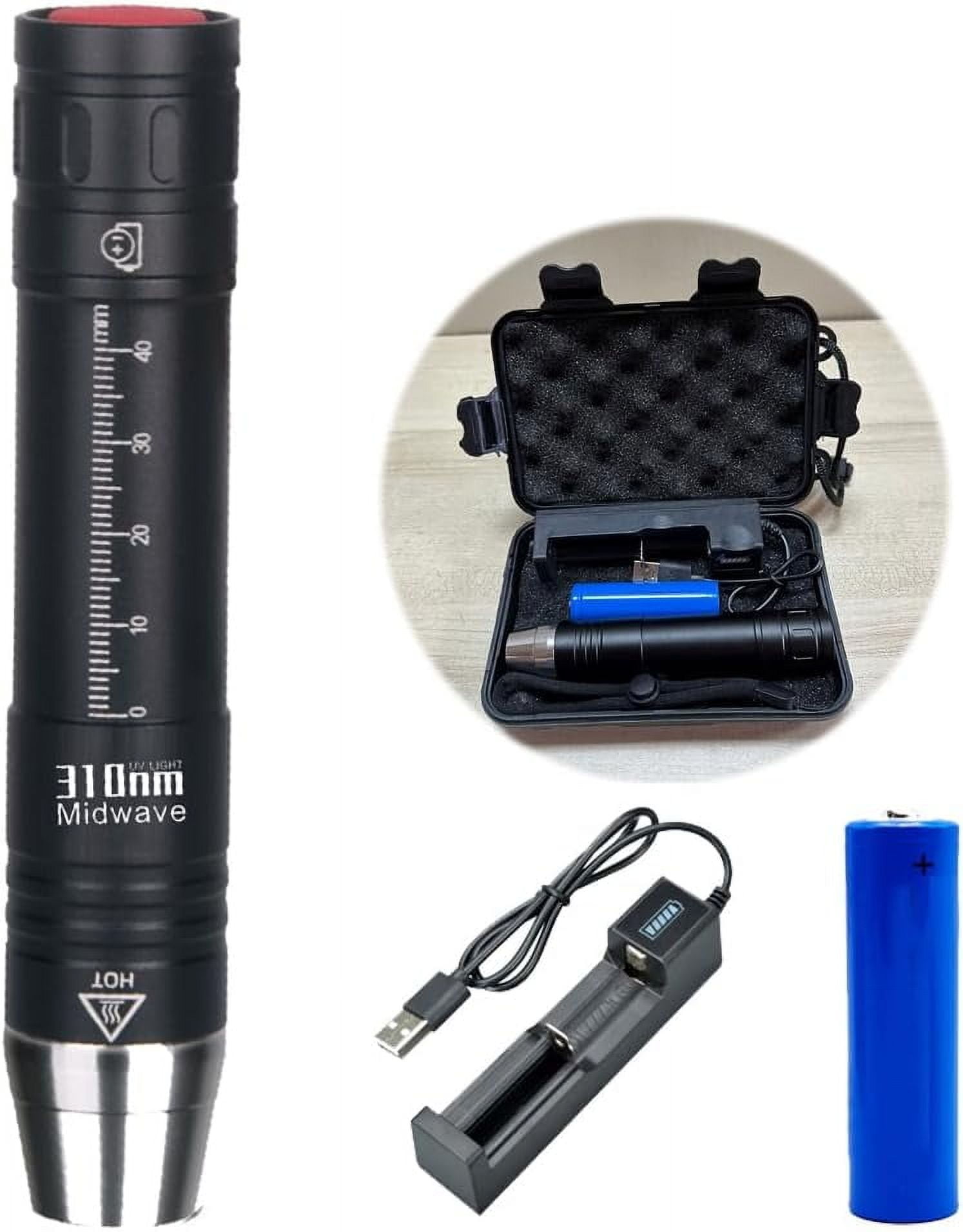 Handheld Rechargeable Midwave Ultraviolet Light, MW 310nm Wavelength ...