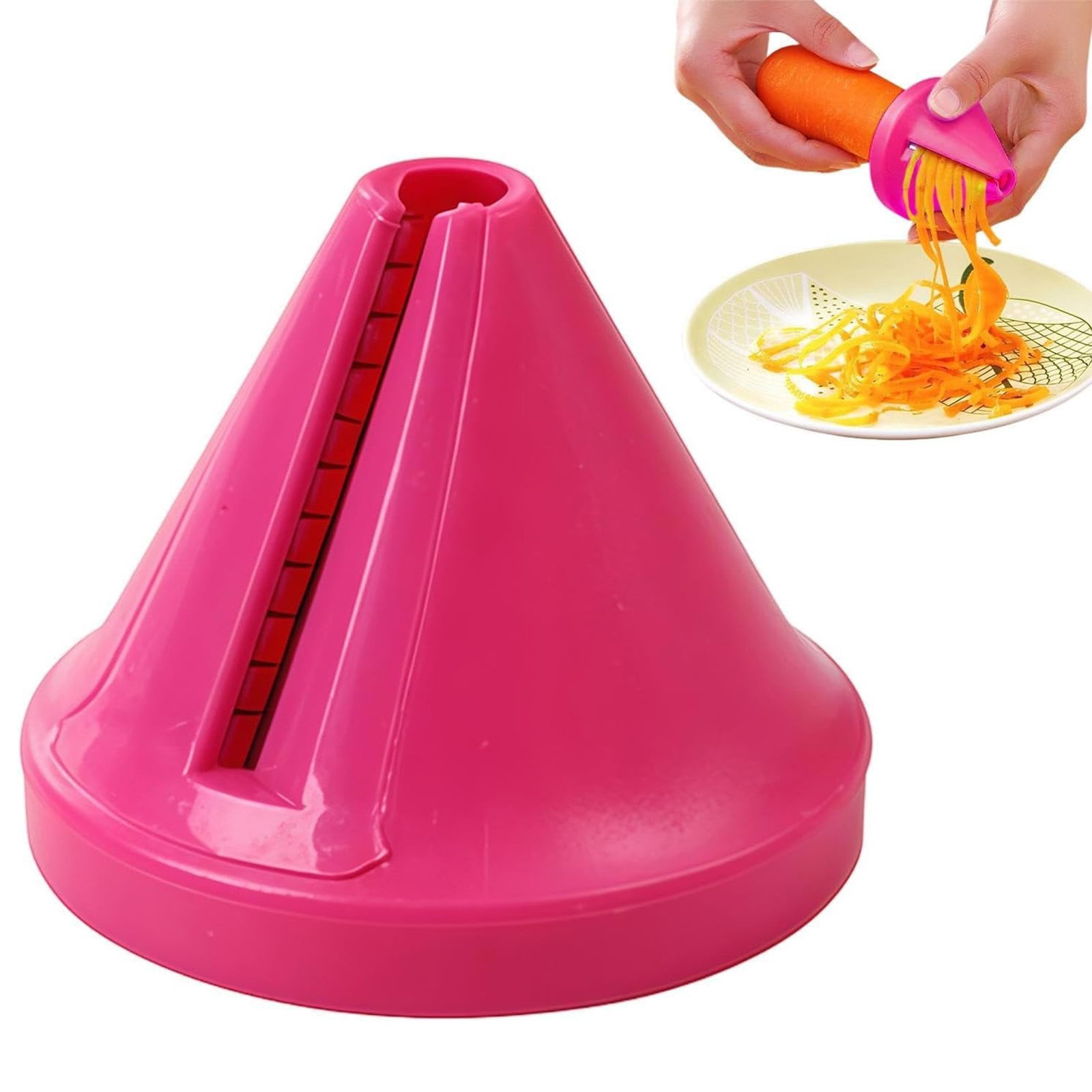Handheld Rotating Vegetable Slicer Grater Shaver Ergonomic ABS Compact ...
