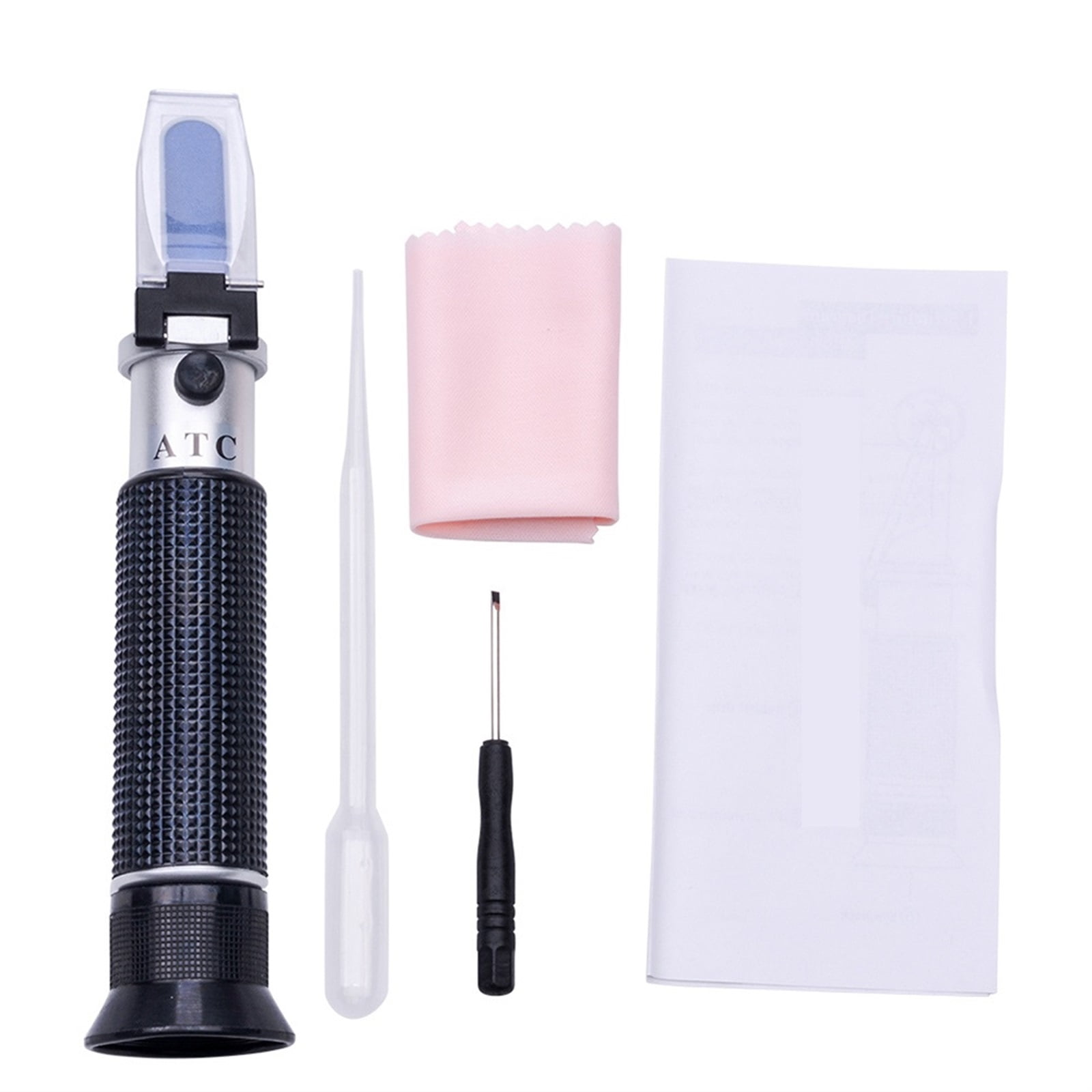 Handheld Salinity Refractometer ATC 0-100% 1.000-1.070 Seawater Salt ...