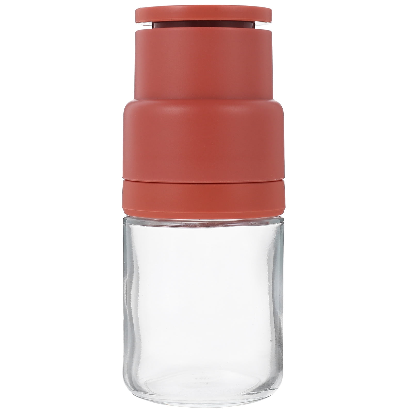 HEMOTON Red Glass Pepper Mill Shaker for Home Use Suitable for Grinding ...