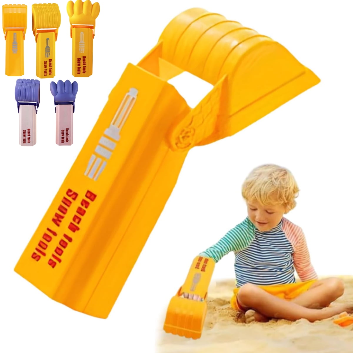 Handheld Sand Excavator, Excavator Arm Toy, Large Snow Grabber Tool ...