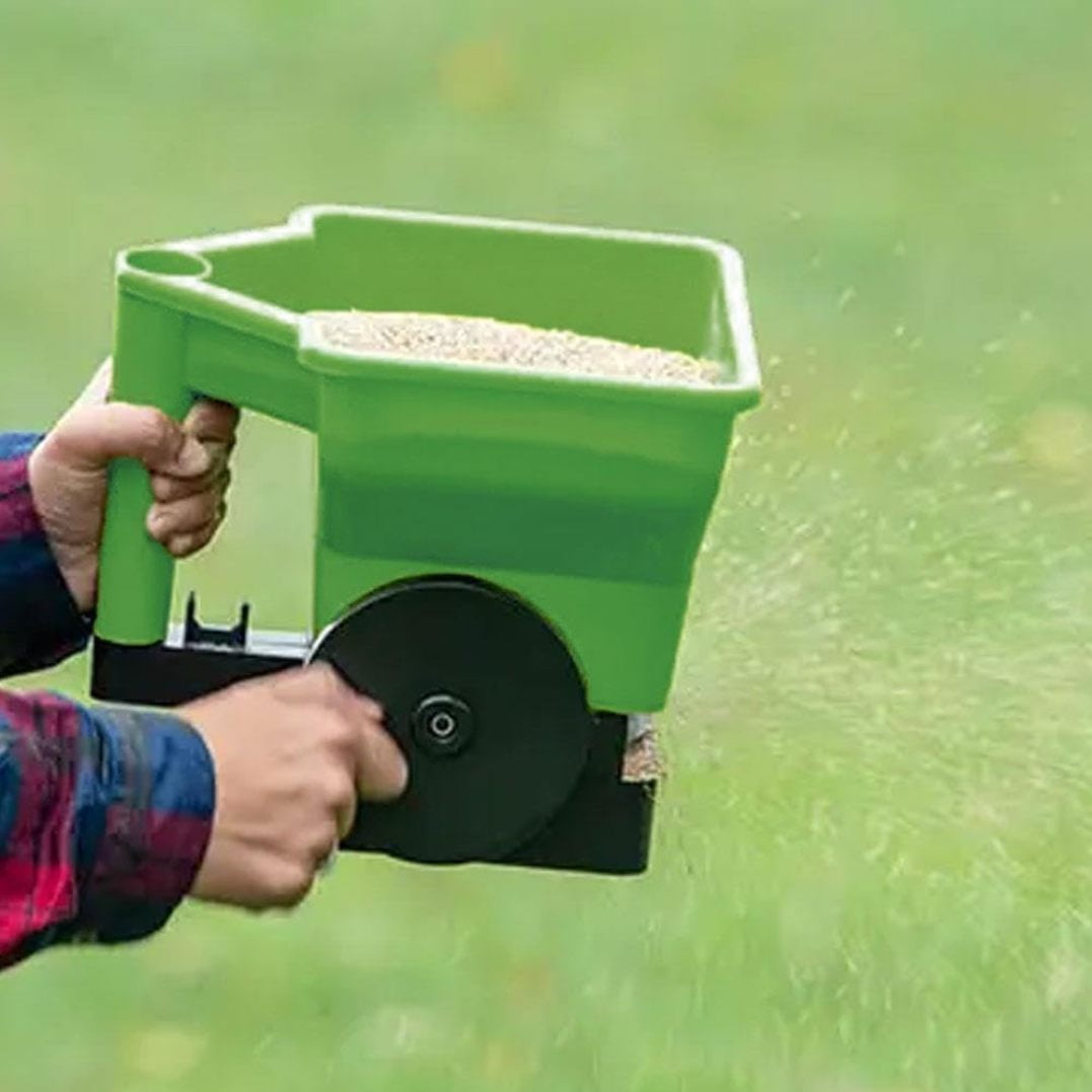 Handheld Seed Spreader, Grass Seed Spreader for Lawns, Handheld ...