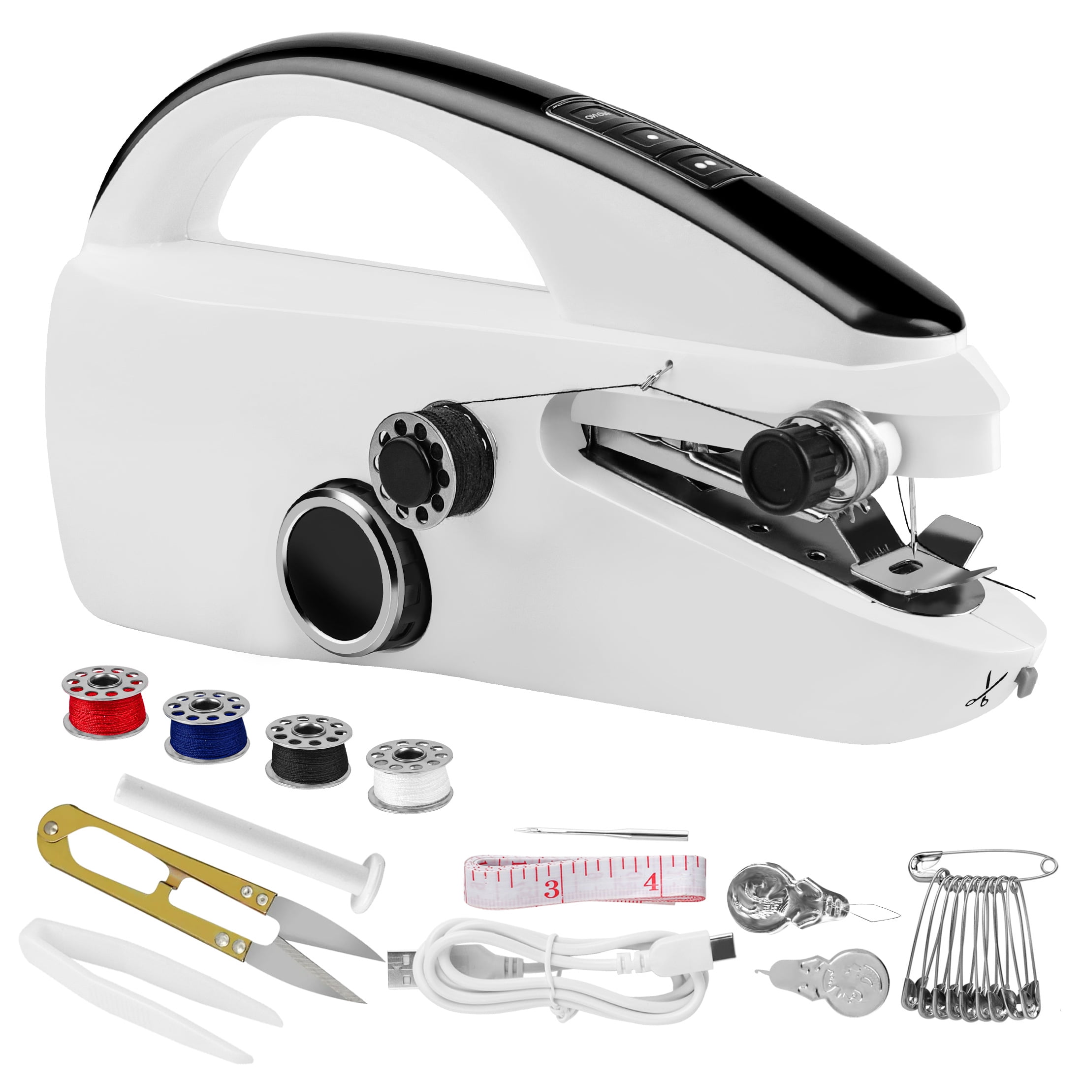 Handheld Sewing Machine, EEEkit Mini Portable Two Speed Adjustment ...