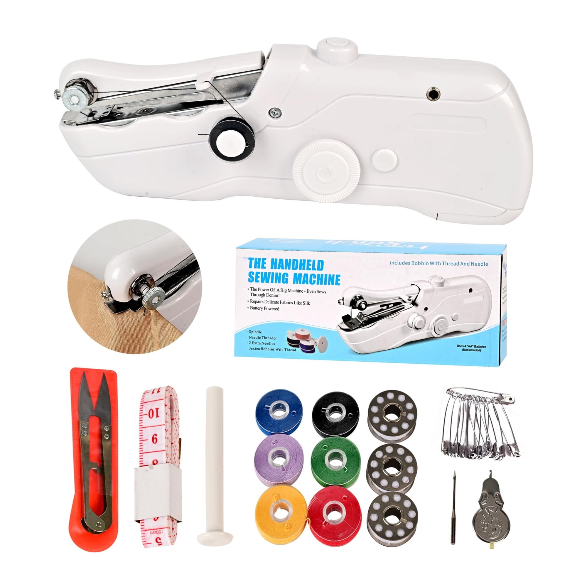 Handheld Sewing Machine, Electric Handy Sewing Machine,Two Speed Modes ...