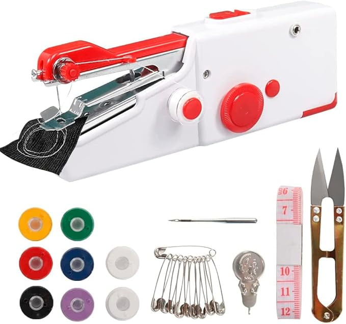 Handheld Sewing Machine, Hand Held Sewing Device Tool Mini Portable ...