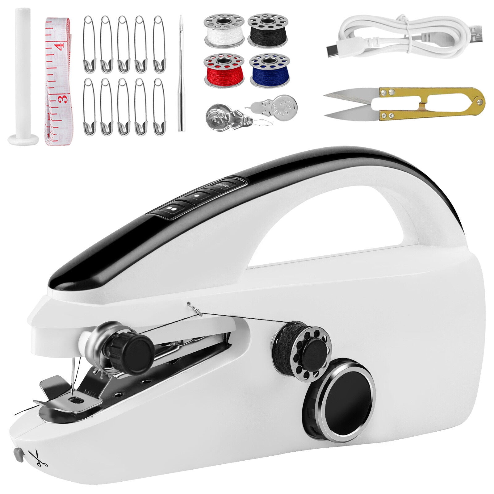 Handheld Sewing Machine Two Speed Adjustment USB Sewing Machines for ...