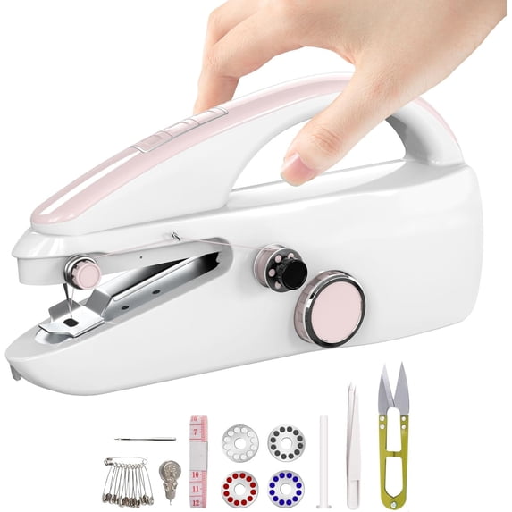 Handheld Sewing Machine,Two dear,Mini sewing machine,Easy to Use and ...