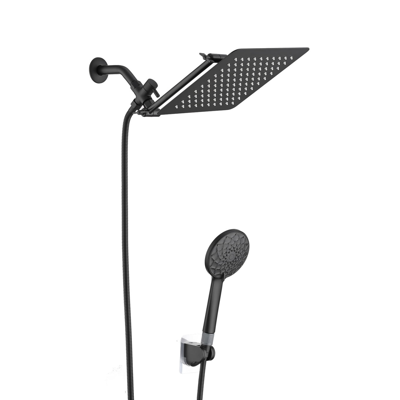 Handheld Shower Combo, Shower Head with 11 Inch Extension Arm, 6 ...