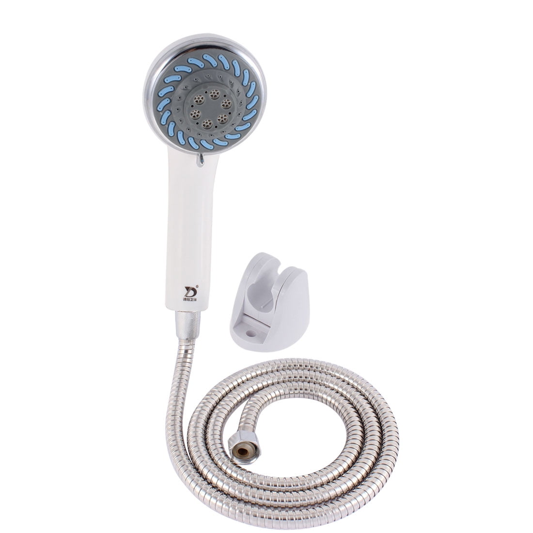 Unique Bargains Handheld Shower Head Water Sprayer W Holder W 59-inch ...