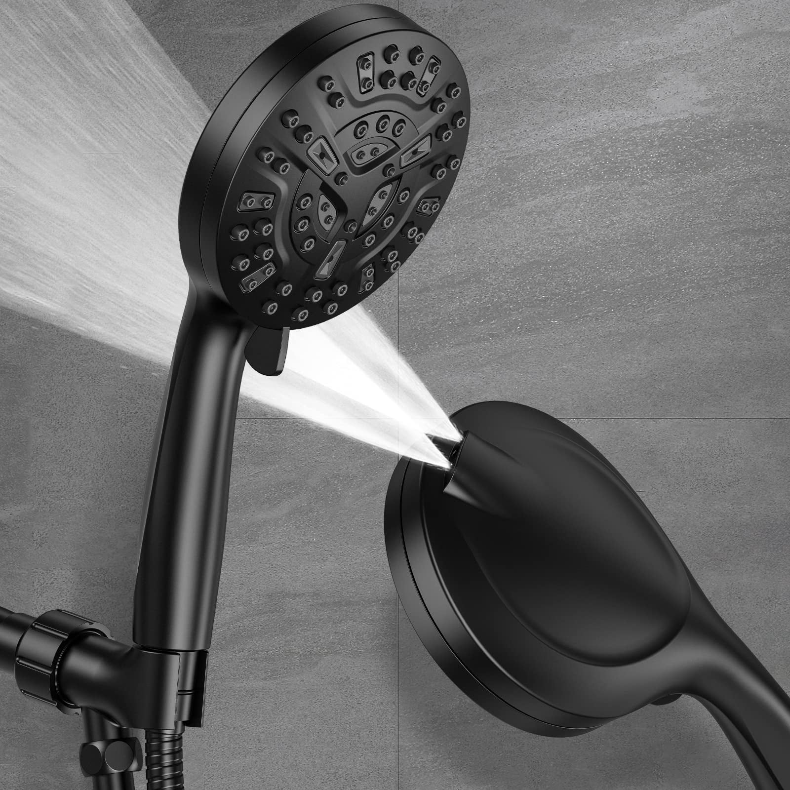 Handheld Shower Head, High Pressure Detachable Shower Head with ...
