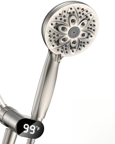 Handheld Showerheads with LED Display Temperature - High Flow ...