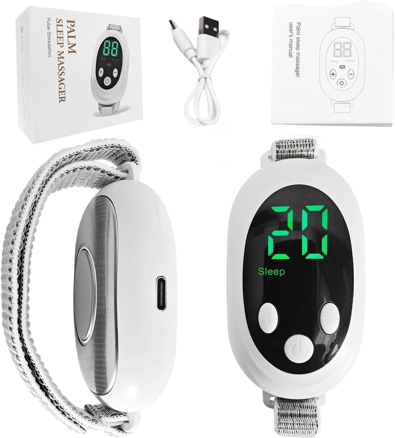 Handheld Sleep Aid Device - Microcurrent Relaxation Tool, with ...