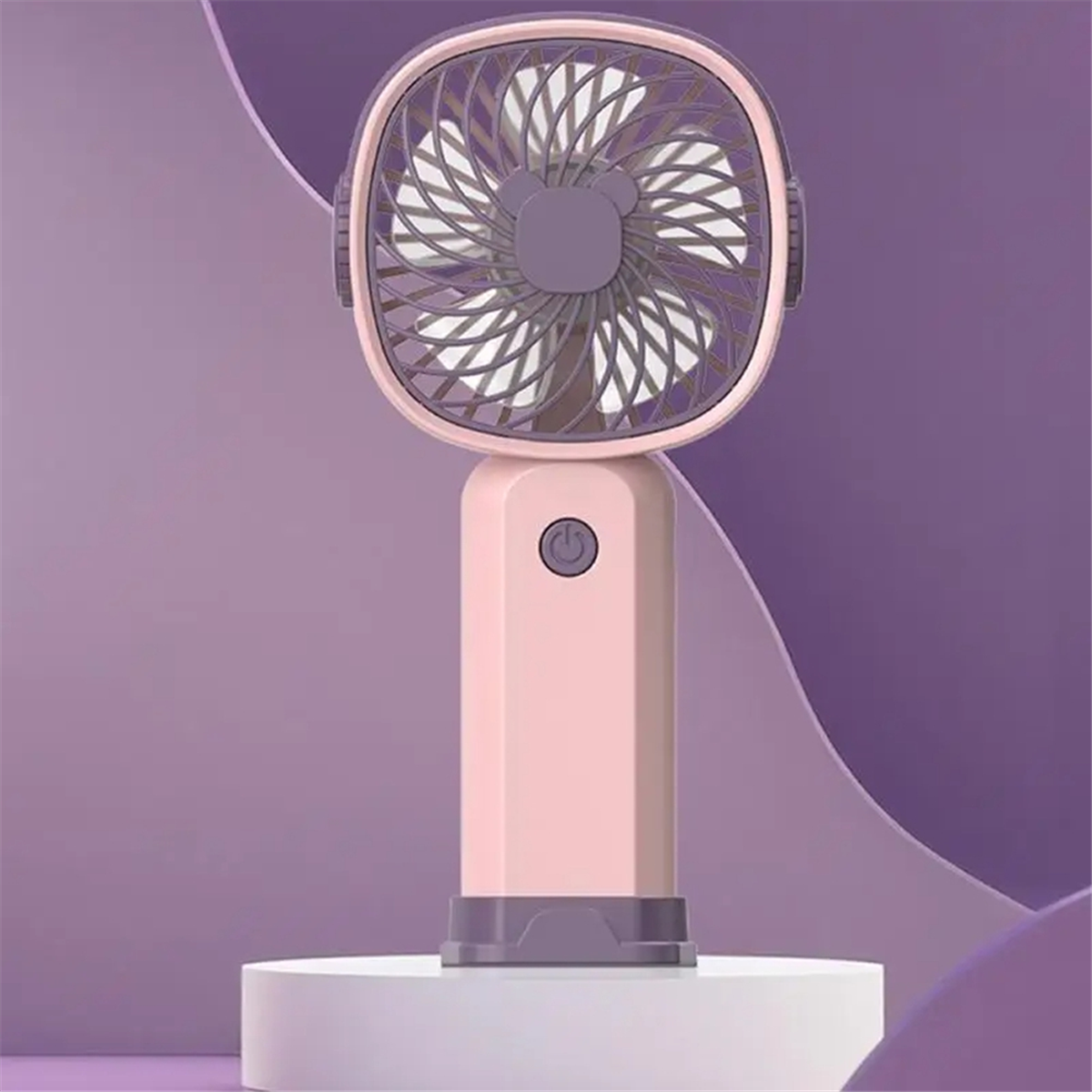 Handheld Small Fan Outdoor Portable Fan 3-Speed Rechargeable 400mAh ...