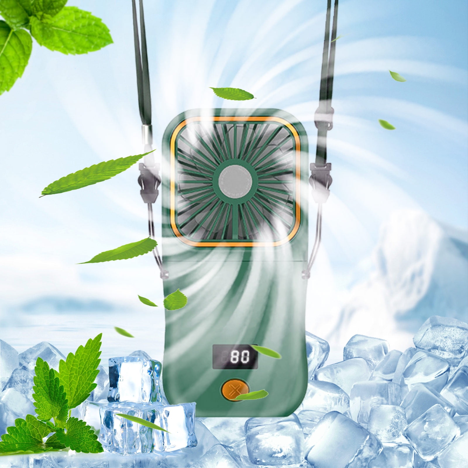 Handheld Small Fan Portable Design With Usb Folding Feature Mini Power ...