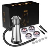 Handheld Smoke Infuser Set with 4 Wood Flavors for Cocktails, BBQ, Meat ...