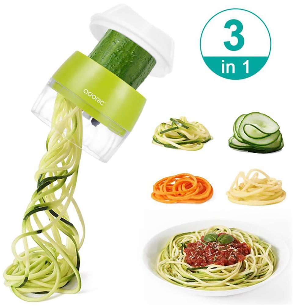 Handheld Spiralizer Vegetable Grater Heavy Duty Veggie Spiral Grater ...