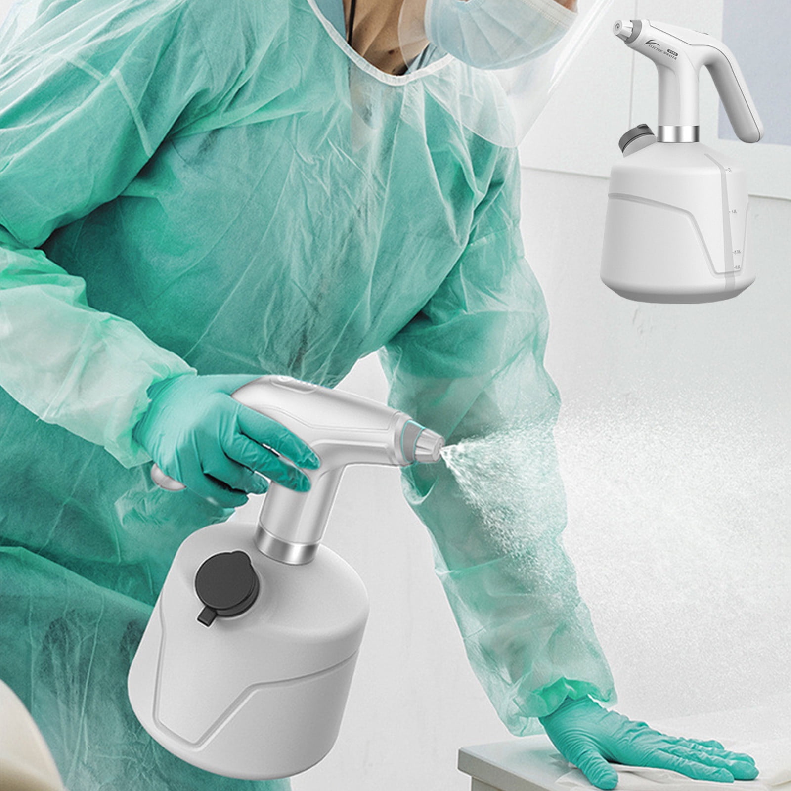 Handheld Sprayer, 2L Rechargeable Watering Can, ABS Material, One ...