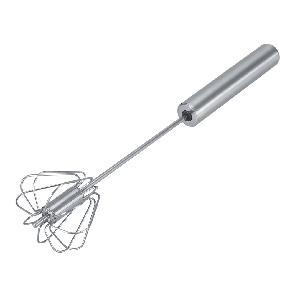 Handheld Stainless Steel Push-down Auto Whisk for Egg Cream - Walmart.com