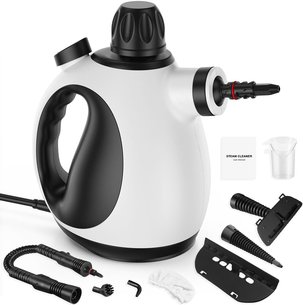 Handheld Steam Cleaner for Home - Pressurized Handheld Steamer for ...