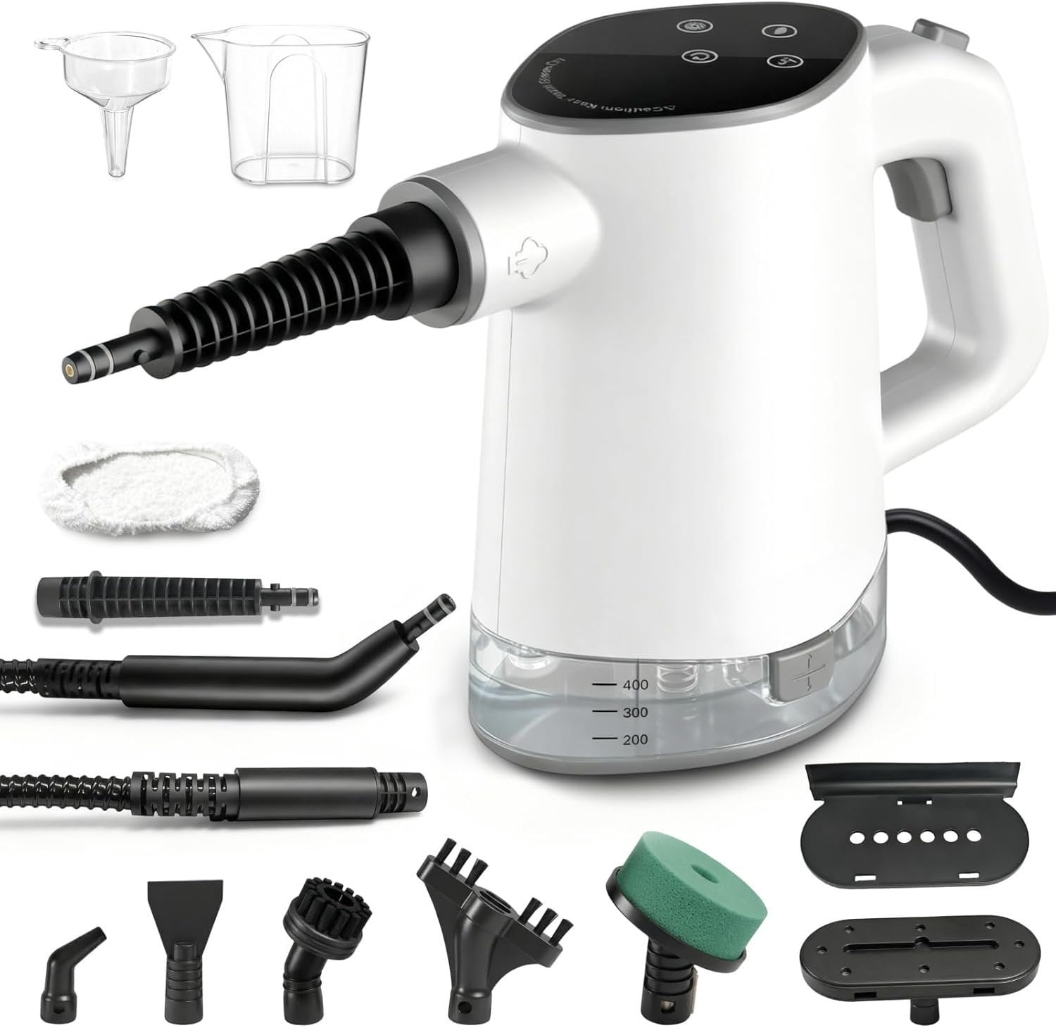 Handheld Steam Cleaner for , Pressurized Steamer for Cleaning with 10S ...