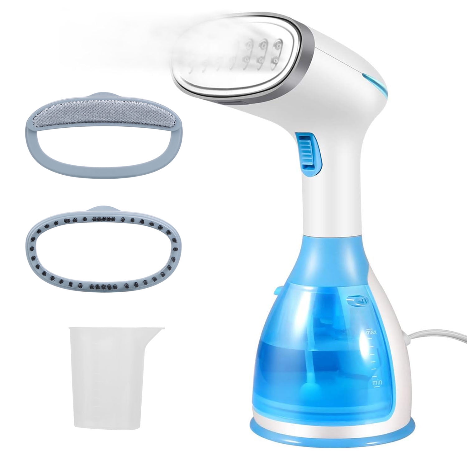 Handheld Steamer for Clothes, TeqHome 1500W Portable Handheld Garment Fabric Wrinkles Remover ...
