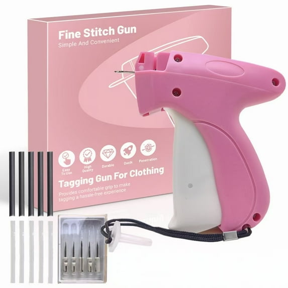 Handheld Stitch Tag Gun for Clothes Quick Clothing Fixer Tagging Sewing ...