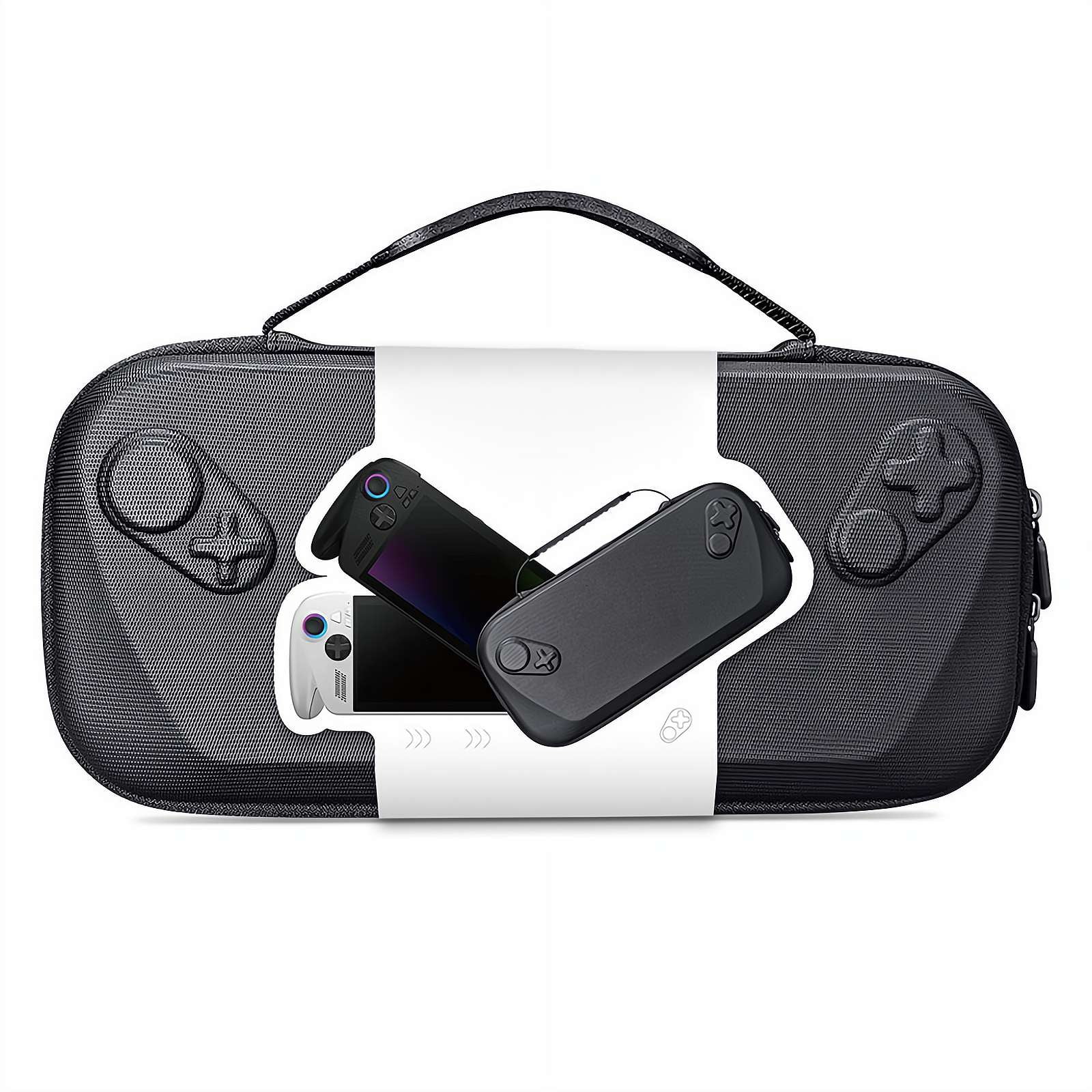 Handheld Storage Bag for ROG for XBOX Ally X, Portable Zipper Carrying ...