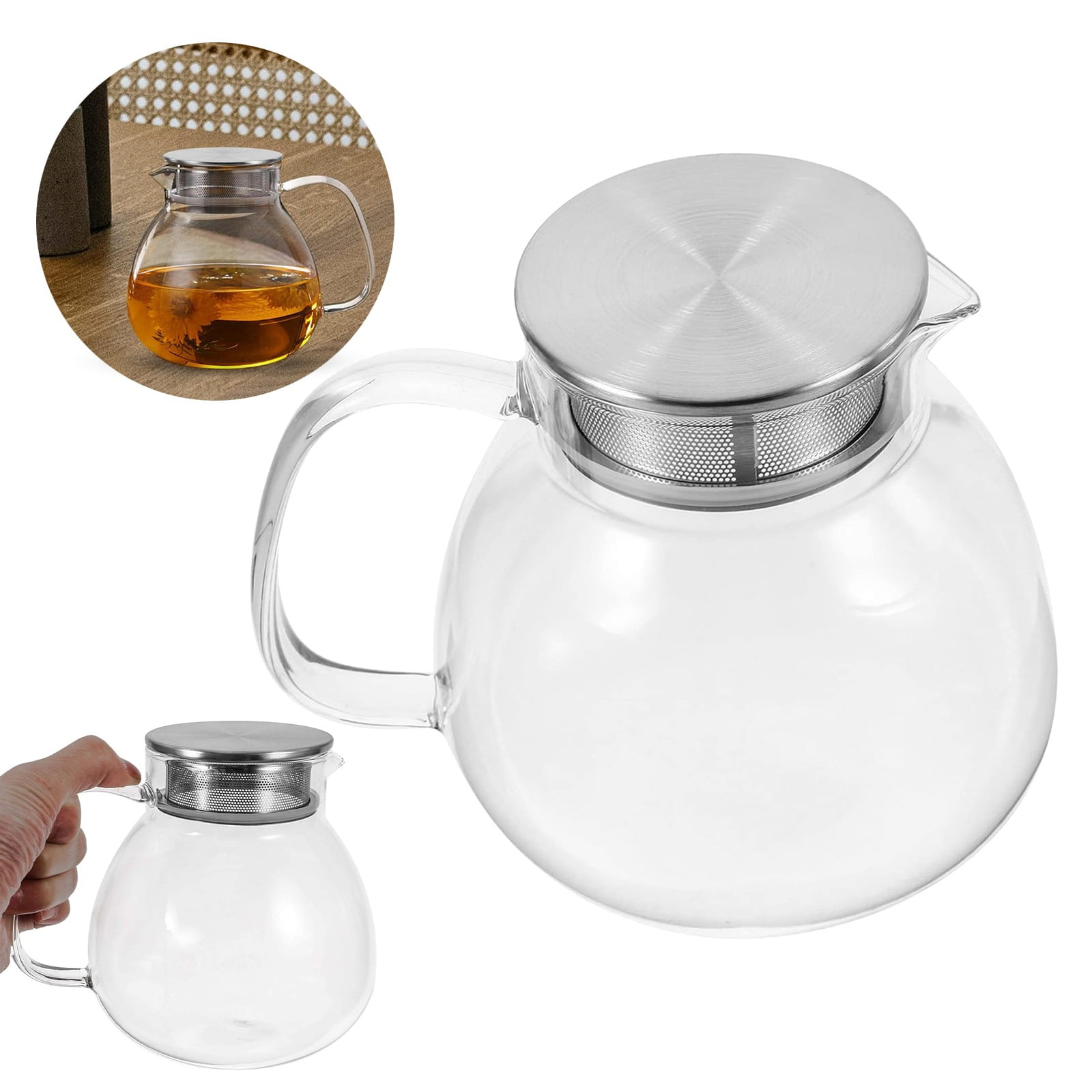 Handheld Teapot Infuser, Large Strainer for Home Use Handheld Tea ...