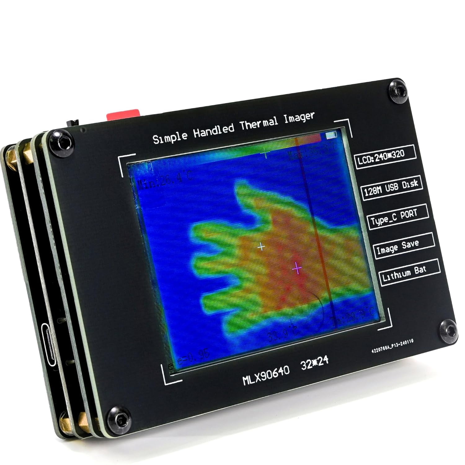Handheld Thermal Camera, Portable Infrared Thermal Imaging Camera ...