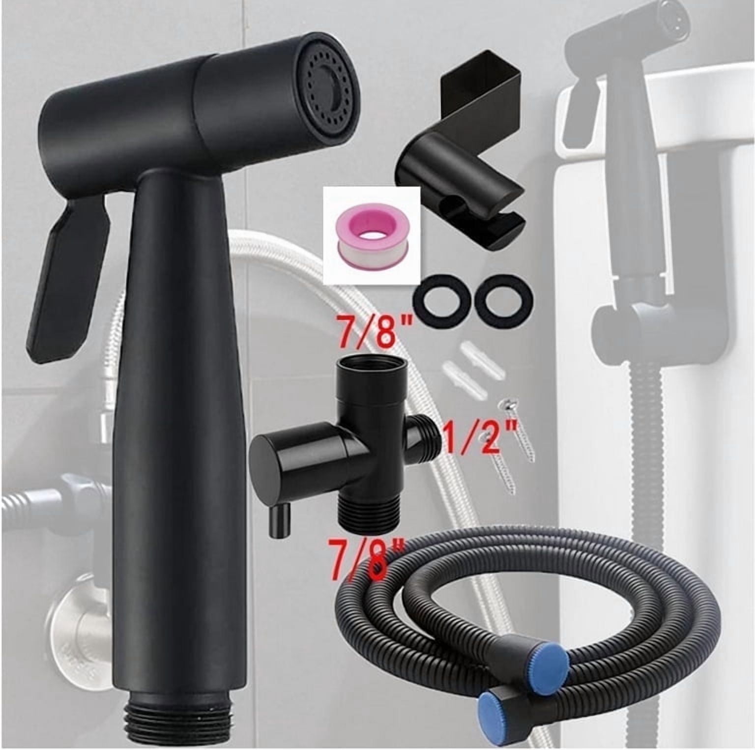 Handheld Toilet Bidet Sprayer for Toilet-Adjustable Water Pressure ...