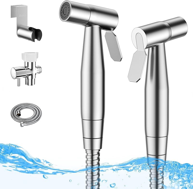 Handheld Toilet Bidet Sprayer for Toilet-Adjustable Water Pressure ...