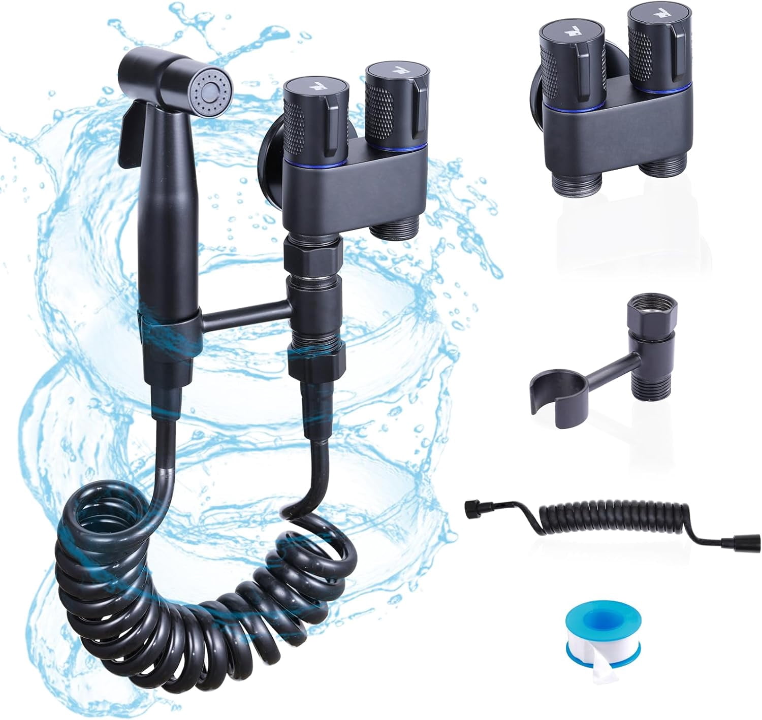 Handheld Toilet Bidet Sprayer for Toilet, Muslim Shower Bidet Toilet ...