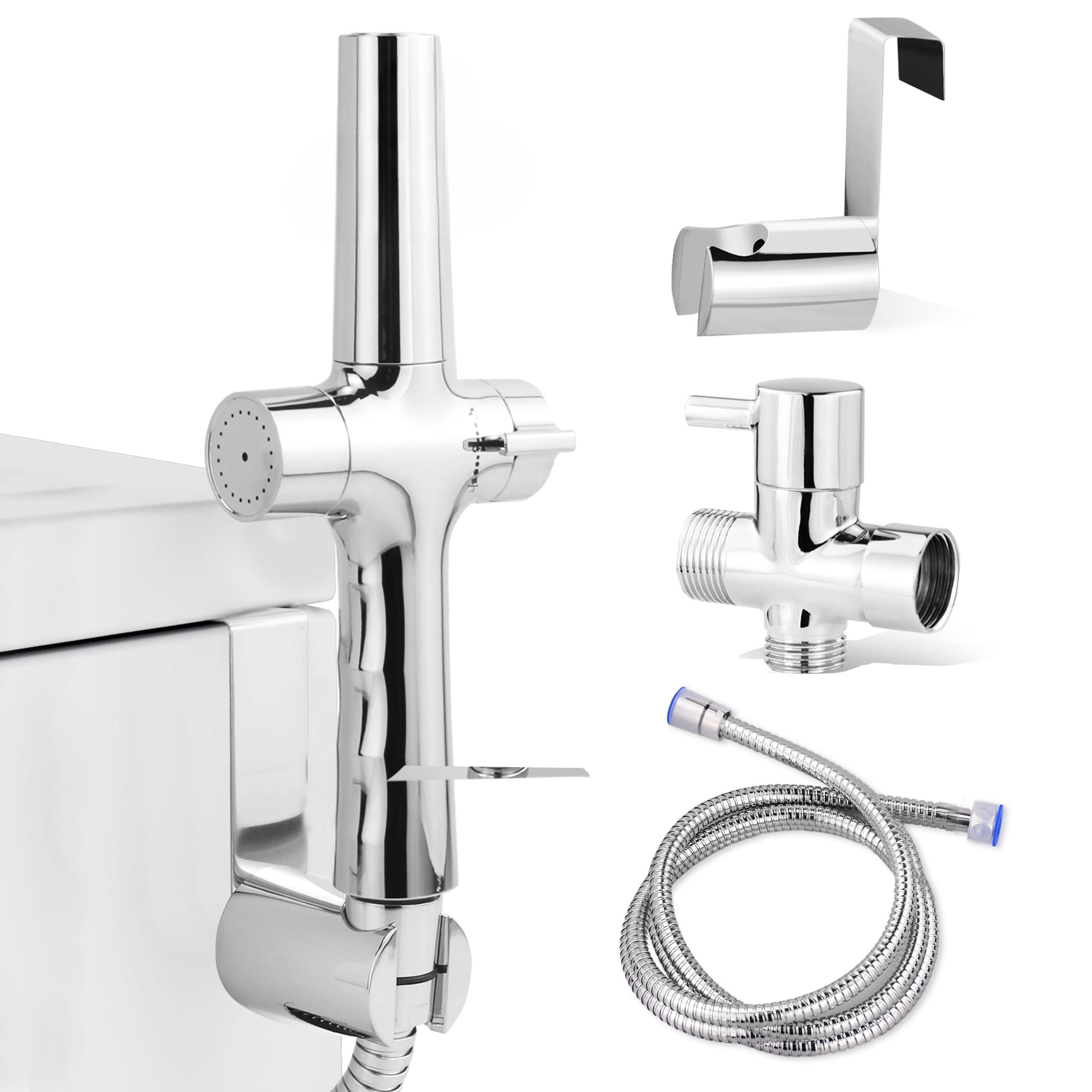 Handheld Toilet Bidet Sprayer for Toilet-Adjustable Water Pressure ...