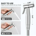 Handheld Toilet Bidet Sprayer with Adjustable Water Pressure for ...