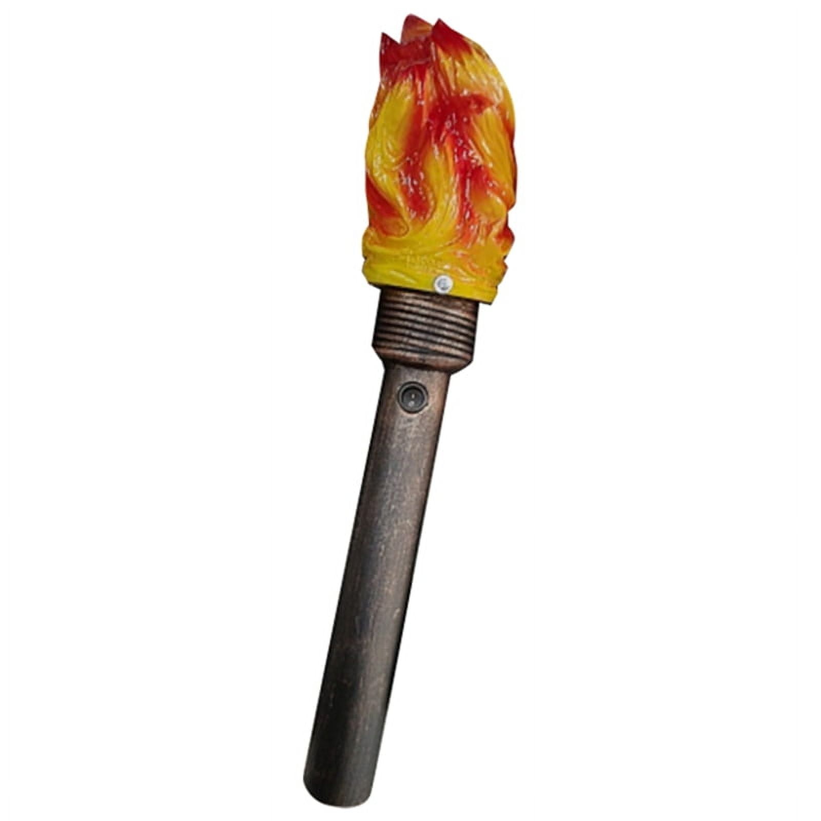 Handheld Torch Props LED Lights, Realistic Flame Torch for Games Sports ...